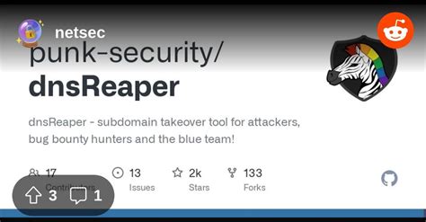 james blake on linkedin from the netsec community on reddit dnsreaper