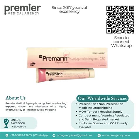 Premarin Conjugated Estrogens Cream At ₹ 820box Other Brands In