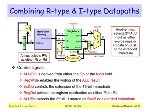 Ppt Single Cycle Processor Design Powerpoint Presentation Free