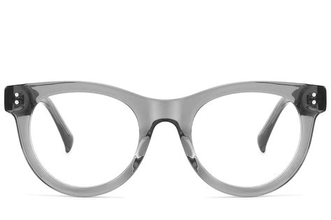 Round Grey Acetate Glasses Bs2607 0104 Blacksheep Us