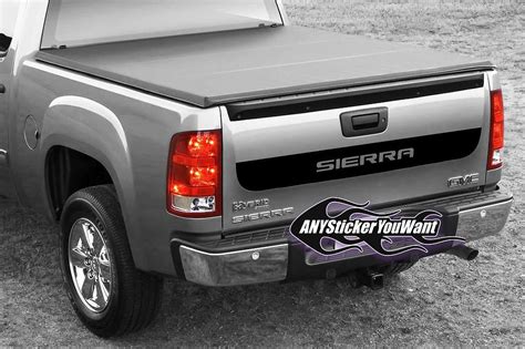Gmc Sierra Tailgate Logo Stripe Sticker Decal