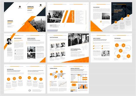Best Annual Report Design Samples 60 Modern Annual Report Design