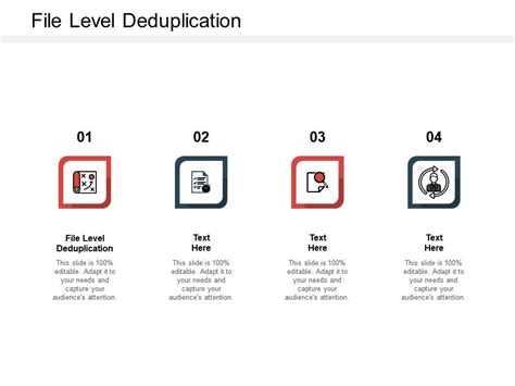 File Level Deduplication Ppt Powerpoint Presentation Portfolio Graphics Cpb Presentation