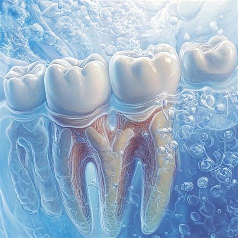 An Illustration Showing The Healing Process After A Tooth Extraction
