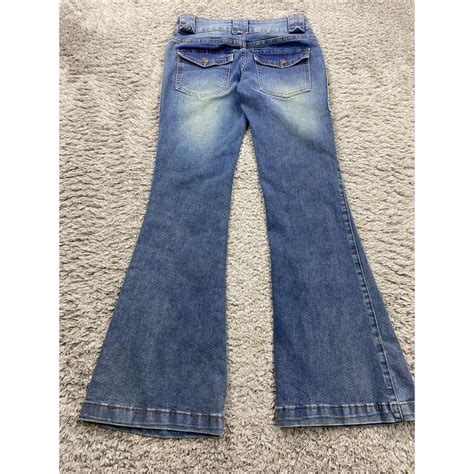 Simple Society Jeans Women 0 24 Low Rise Flare Bell Depop