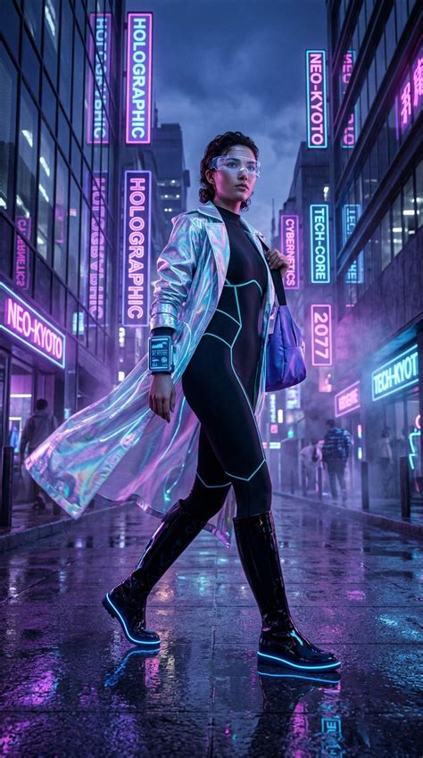 Free Neon Cyberpunk Fashion Image Cyberpunk Futuristic Neon
