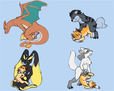 Rule 34 2017 Anthro Black Hair Breasts Canid Canine Charizard