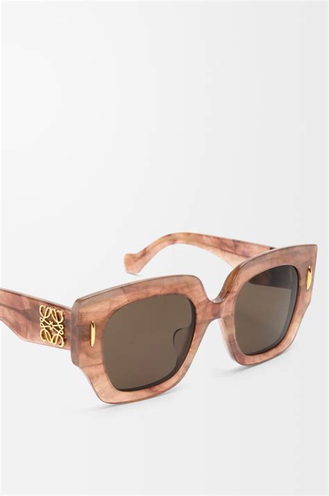 Square Screen Sunglasses Pink Loewe