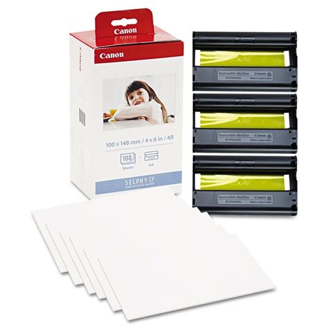 Canon Photo Paper Kp 108 Sheets For Printer Canon Selphy Cp Series Jakarta Camera