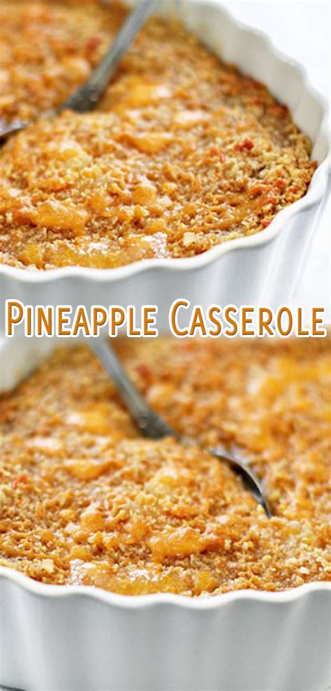 Easy Pineapple Casserole