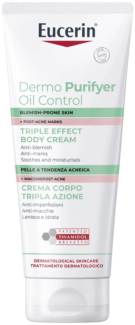 Eucerin Dermopurifyer Oil Control Triple Effect Body Cream 200 Ml