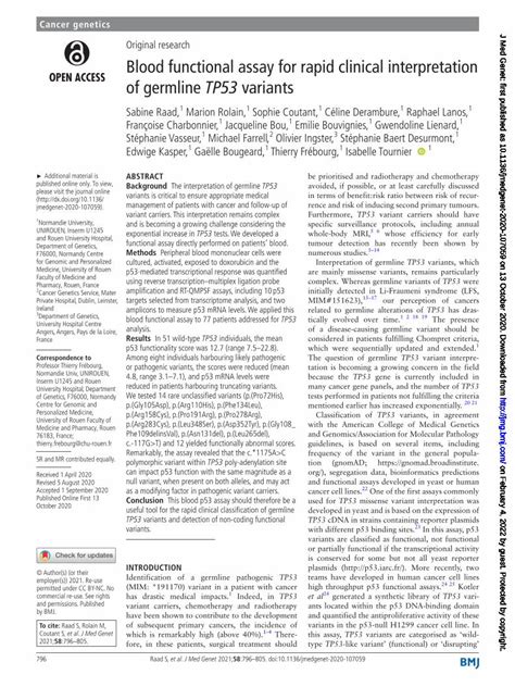 Pdf Blood Functional Assay For Rapid Clinical Interpretation
