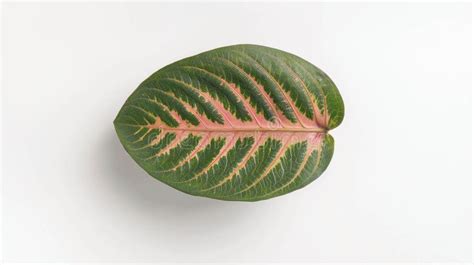 Realistic Prayer Plant Leaf Depicting Nature S Intricate Patterns For