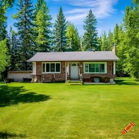 Aerial View Of Acreage Houses For Sale In Alberta On Craiyon