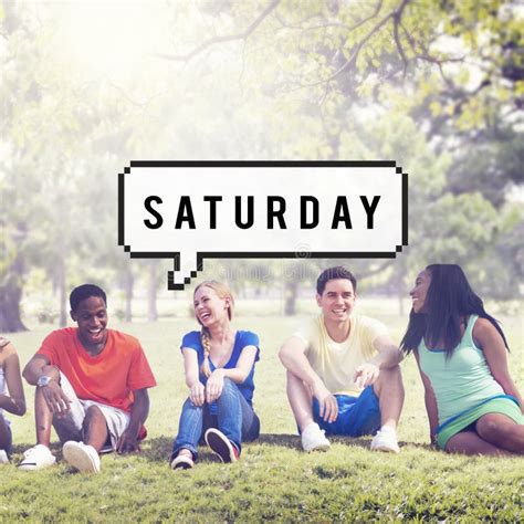 Saturday Day Week Planning Weekend Concept Stock Image Image Of