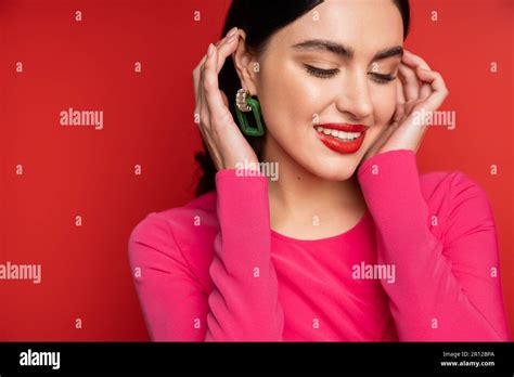 Shy Joyful Hi Res Stock Photography And Images Alamy