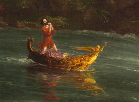 The Voyage Of Life Manhood Detail By Thomas Cole