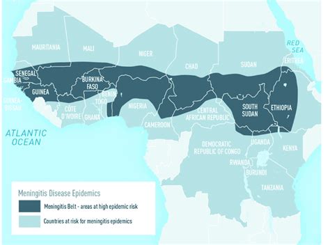 Areas With Frequent Epidemics Of Meningococcal Meningitis Disease Data