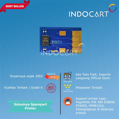 Auto Reset Chip Tinta Hp 955 Xl 955xl Indocart