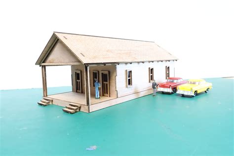 New Orleans Style Double Shotgun House Mining Logging Camp Cabin 148