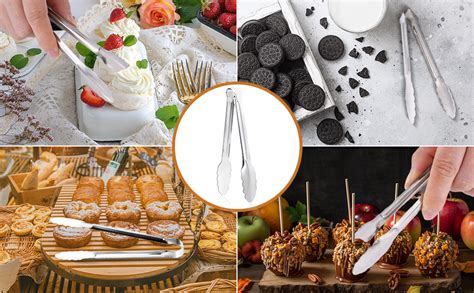 8 Pack Serving Tongs Xevom Kitchen Tongs Buffet Tongs