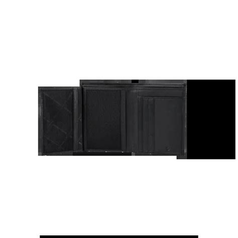 Портфейл от естествена кожа Simpla Slg с отделение за карти и Rfid защита черен цвят