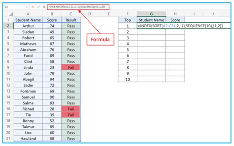 How To Find Top 10 Values In Excel With Formulas