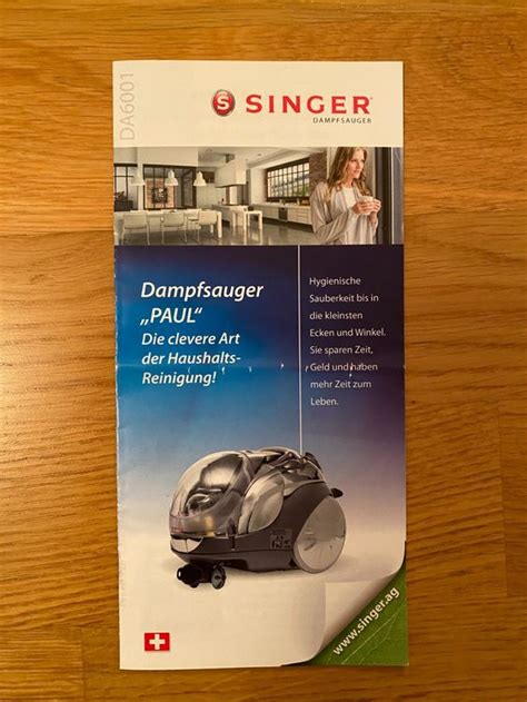 Singer Dampfsauger Gebraucht In Biglen Für Chf 280 Nur Abholung Auf