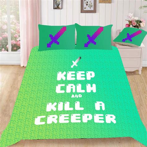 Minecraft Creeper Bed Set At Eva Doolittle Blog