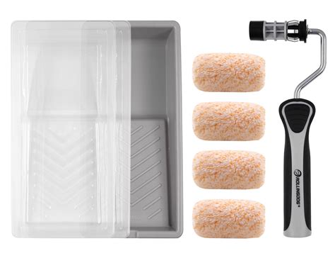 Rollingdog 2 Inch Mini Roller Set Microfiber Jumbo Mini Rollersmall