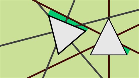 Test Collision With Separating Axis Theorem In Javascript By Eduardo