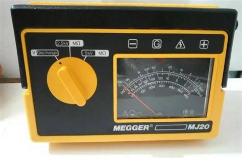 Megger Mj 20 Bm14 Analogue Insulation Testers Major 2 5kv 5kv Nuovo Con Borsa Eur 200 00