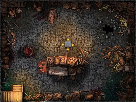 Theres Something In The Basement 4k 12x9 Battlemaps Dnd World Map Fantasy Town D D Maps