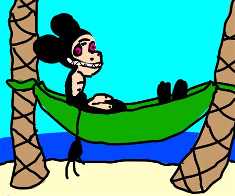 Mickey Mouse In A Hammock Drawception