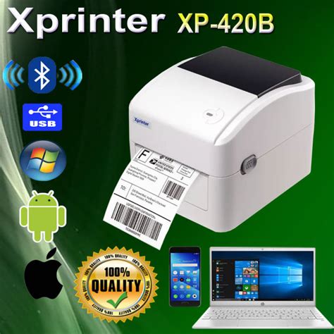 Printer Thermal Xprinter Xp 420b Termal Lebel Label Barcode Xprinter Xp