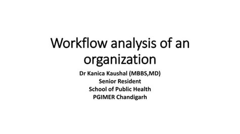 Workflow Analysis Pptx