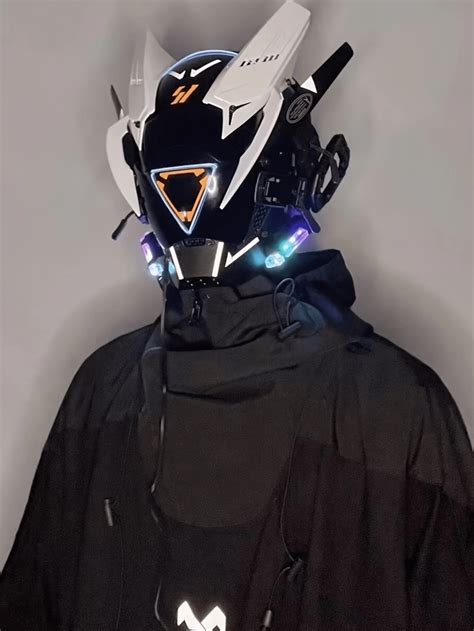 Punk Mask Trend Cosplay Personality Dark Mask Role Playing Robot Mask