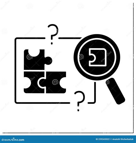 Skill Gap Analysis Glyph Icon Stock Vector Illustration Of