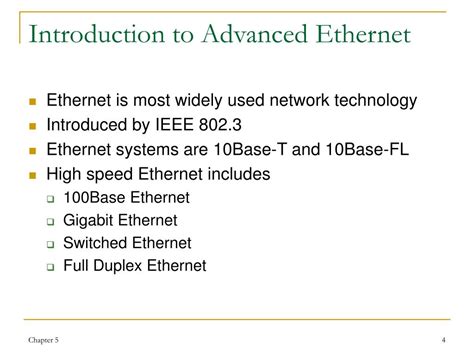 Ppt Ethernet Advanced Powerpoint Presentation Free Download Id5876017