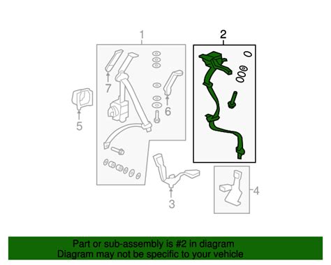04827 Sln A00za Lap Belt Assembly 2007 2008 Honda Fit Honda Parts