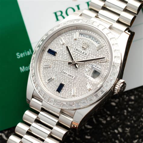 Rolex Day Date 228396tbr Platinum The Keystone Watches