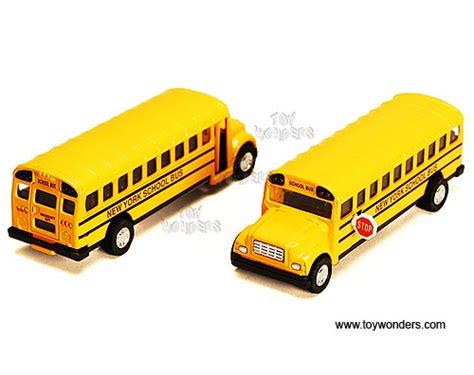 Toy Diecast New York School Bus 9828ny Wholesale Diecast Model Car Assorted