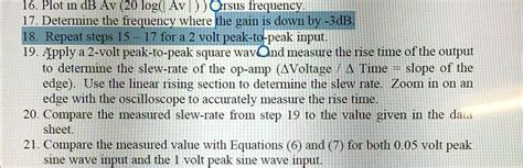 Solved Plot In Db Av 20log Av Qrsus