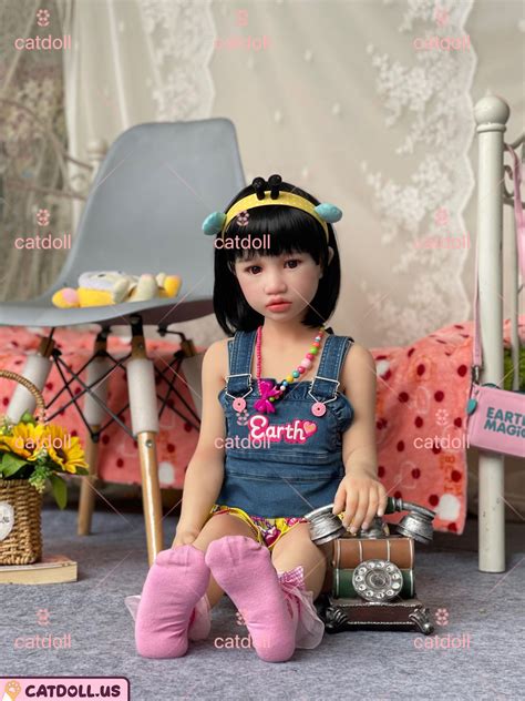 ตุ๊กตายางเด็ก น่ารัก Catdoll หัวซิลิโคน 108 Cm Sabrina Loving Doll ラブドール