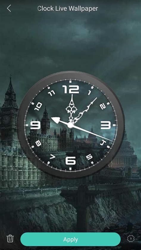 Gothic Analog Clock Live Wallpaper Apk For Android Download