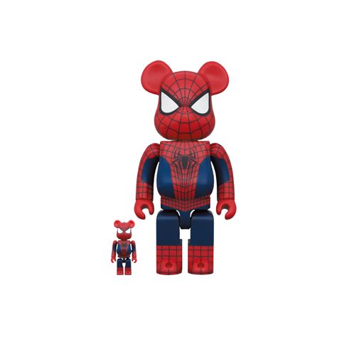 베어브릭 X 마블 스파이더맨 노 웨이 더 어메이징 스파이더맨 100 And 400 세트 Bearbrick Kream