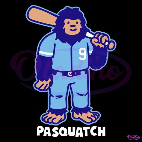 Vinnie Pasquantino Pasquatch Baseball Cartoon Svg Free Download