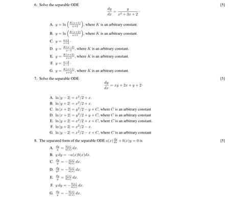 Solved Solve The Separable
