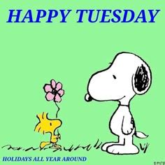 Happy Tuesday Snoopy 