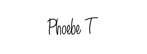 90 Phoebe T Name Signature Style Ideas Wonderful Electronic Sign